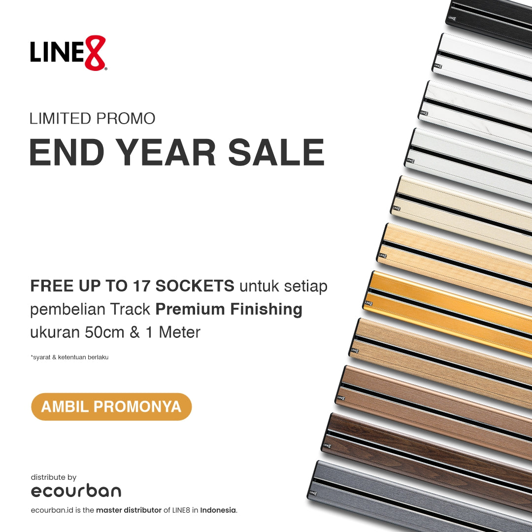 Special Bundle Powertrack Premium Color Line8 ukuran 50cm. Lebih hemat ...